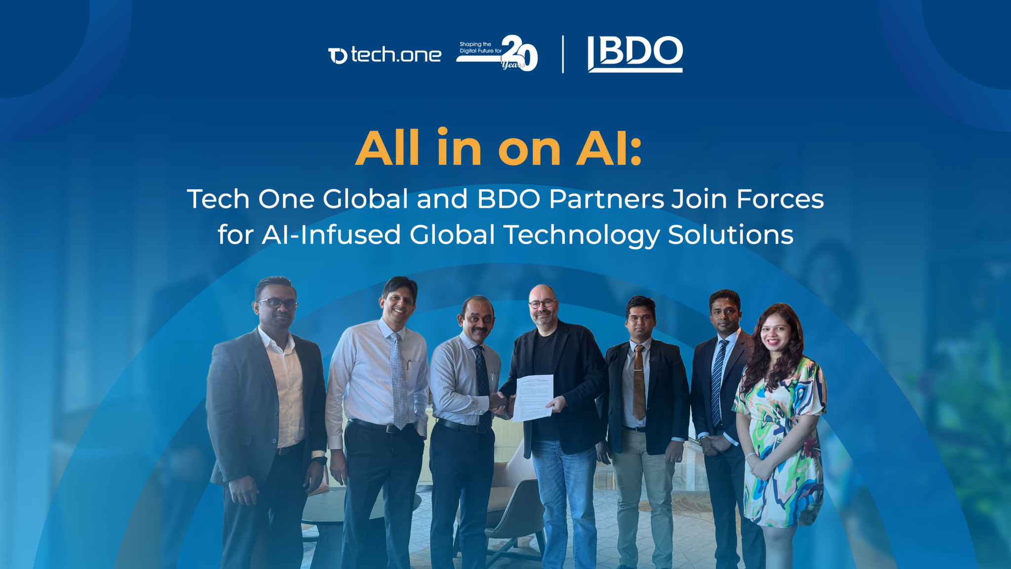 All in On AI: Tech One Global and BDO Partners Join Forces for AI-Infused Global Technology ...